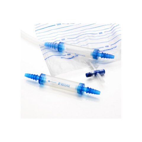 Heimlich ventil med pose – til thoraxdræn og væskedræn